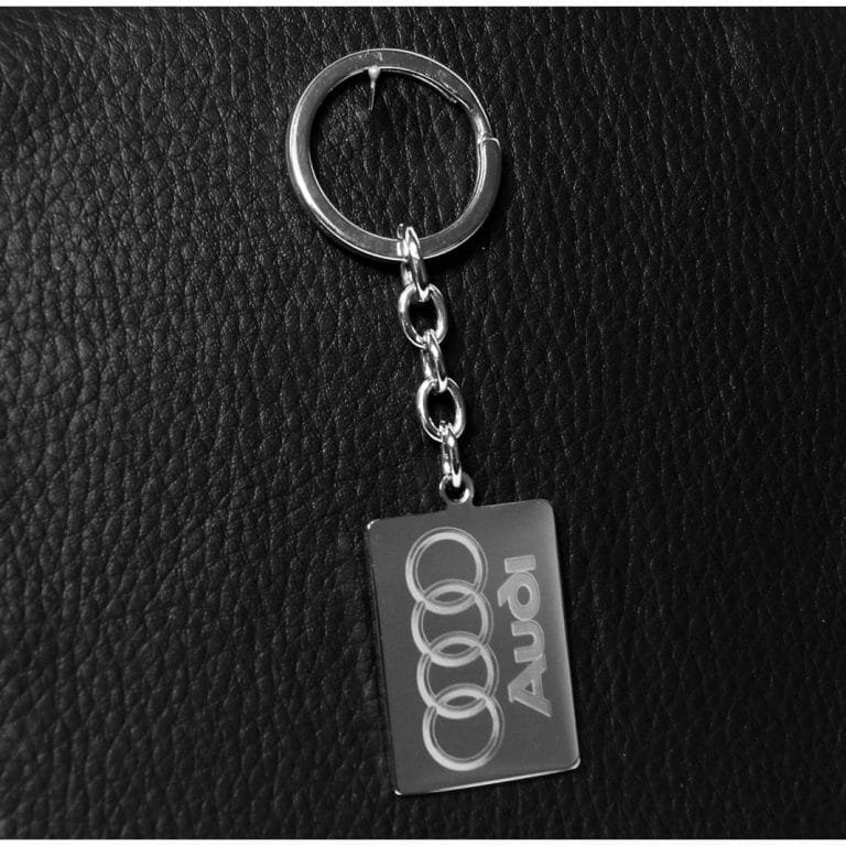 Personalized Audi Key Chain Gift | Custom Keyring Present