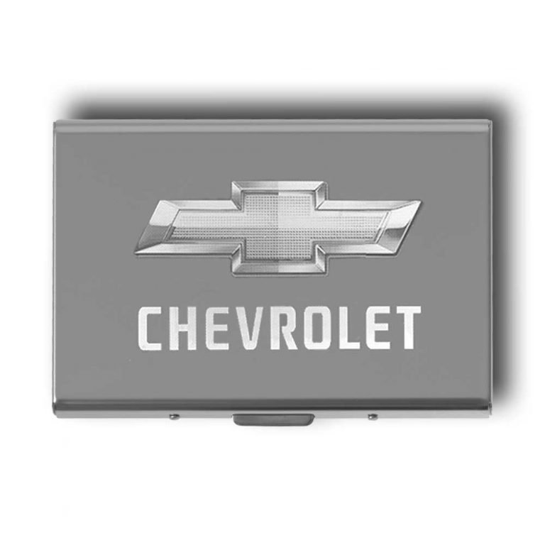 Personalized Chevrolet Card Holder Gift | Custom Chevrolet Card Case