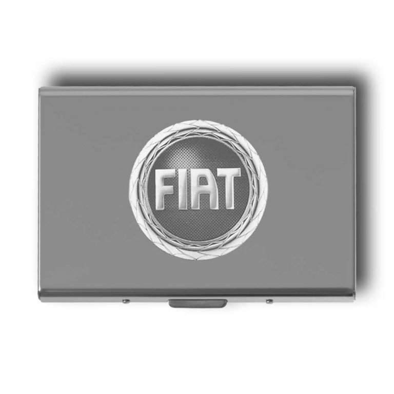 Personalized Fiat Card Holder Gift | Custom Fiat Card Case Present