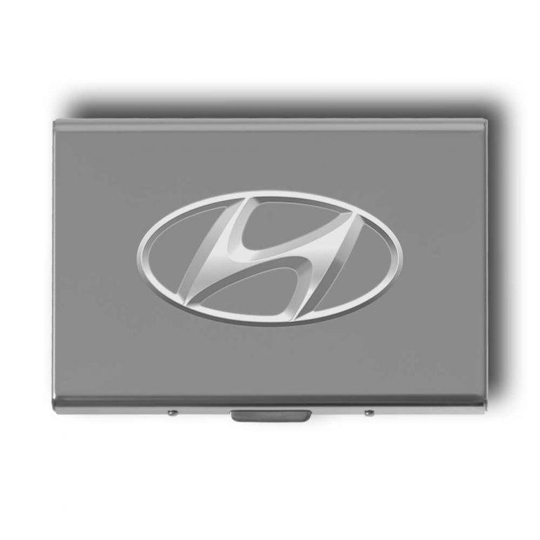 Personalized Hyundai Card Holder Gift | Custom Hyundai Card Case