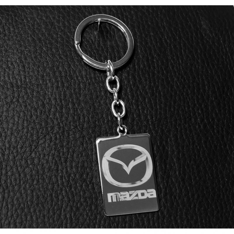 Personalized Mazda Key Chain Gift | Custom Keyring Present