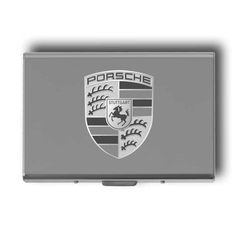 Personalized Porsche Card Holder Gift | Custom Porsche Card Case